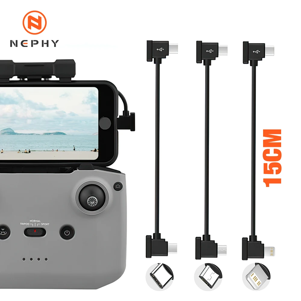 High quality DJI Mini 3 Pro Insta360 Flow Data Cable TYPE-C to IOS/TYPE ...
