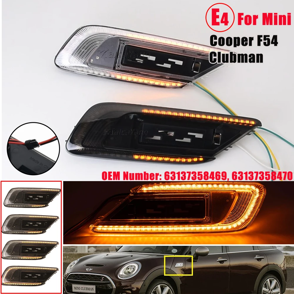 LED Dynamic Side Marker Indicator Blinker Light Turn Signal Lamps For ...