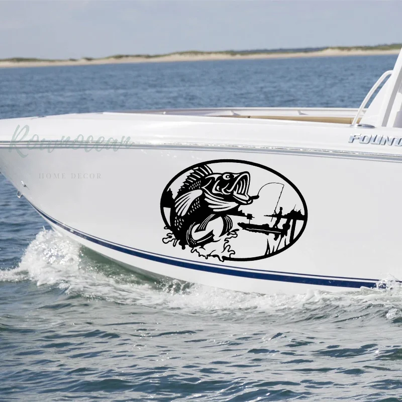 Fishing-Rod-Hook-Sign-Fisherman-Gift-Fisher-Vinyl-Decals-Home-Car ...