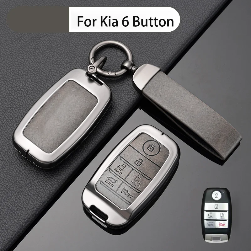 Zinc Alloy for KIA Sedona Grand Carnival Sorento Car Key Case Cover 6 ...