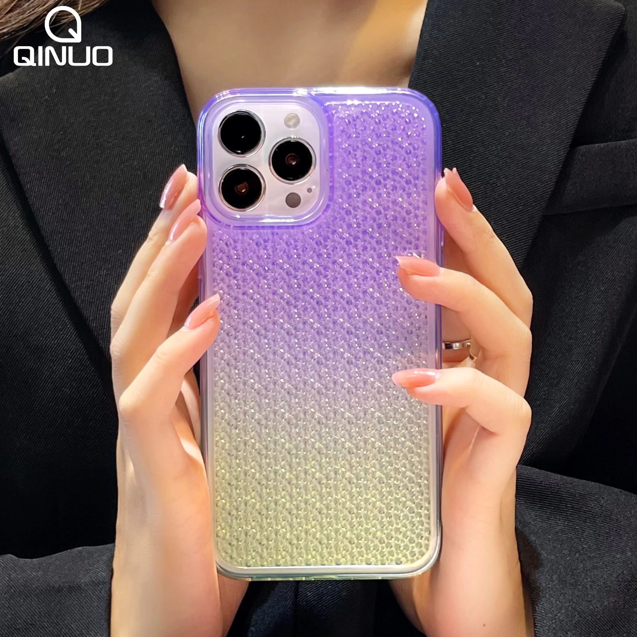 Luxury-Gradient-Diamond-Glitter-Transparent-Soft-Case-for-iPhone-14 ...