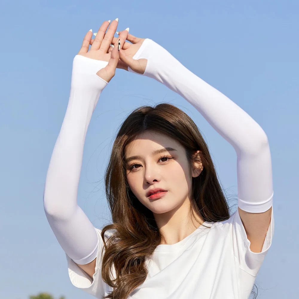 Long-Gloves-Sun-UV-Protection-Hand-Protector-Cover-Arm-Sleeves-Summer ...