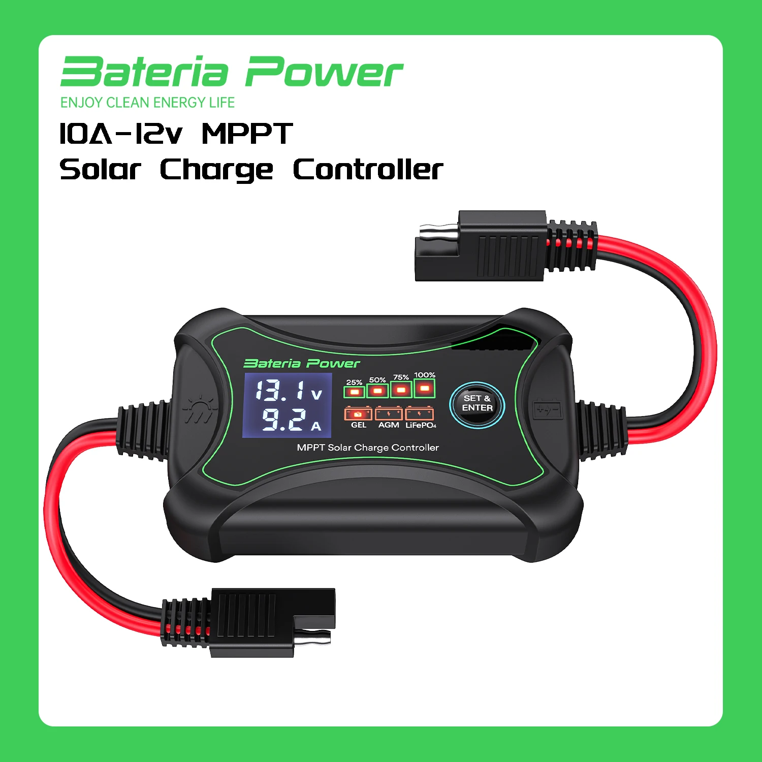 10A-MPPT-Solar-Charge-Controller-Bateria-Power-Solar-Intelligent-10-Amp ...