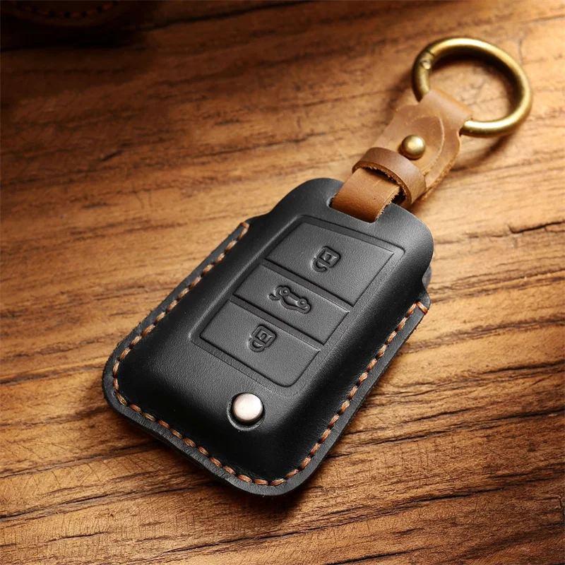 Car-Key-Case-Cover-For-Volkswagen-VW-Golf-7-gti-mk7-r-Touran-Skoda ...