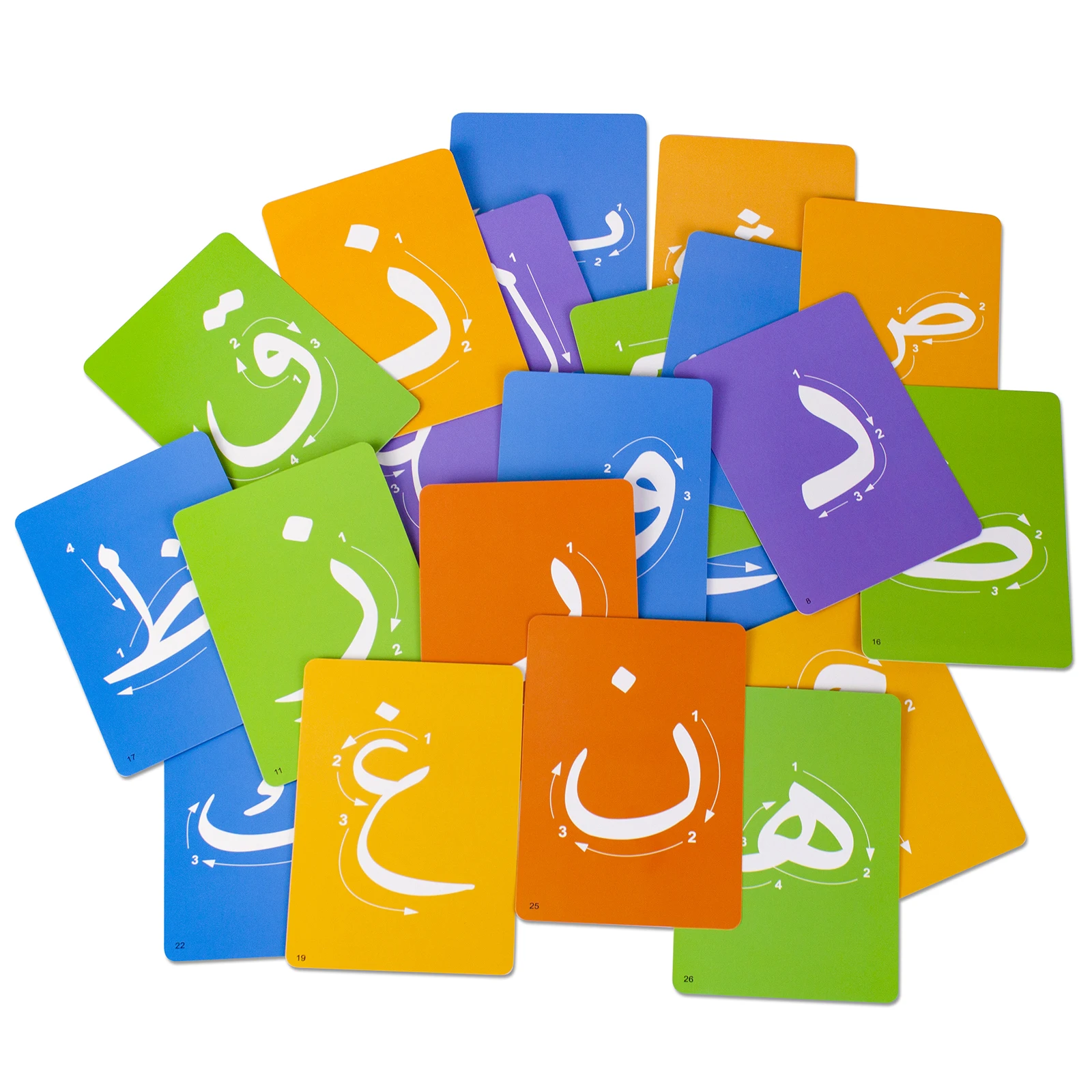 Toddler-Arabic-28-Alphabet-Cards-Write-Cartoon-Early-Education ...