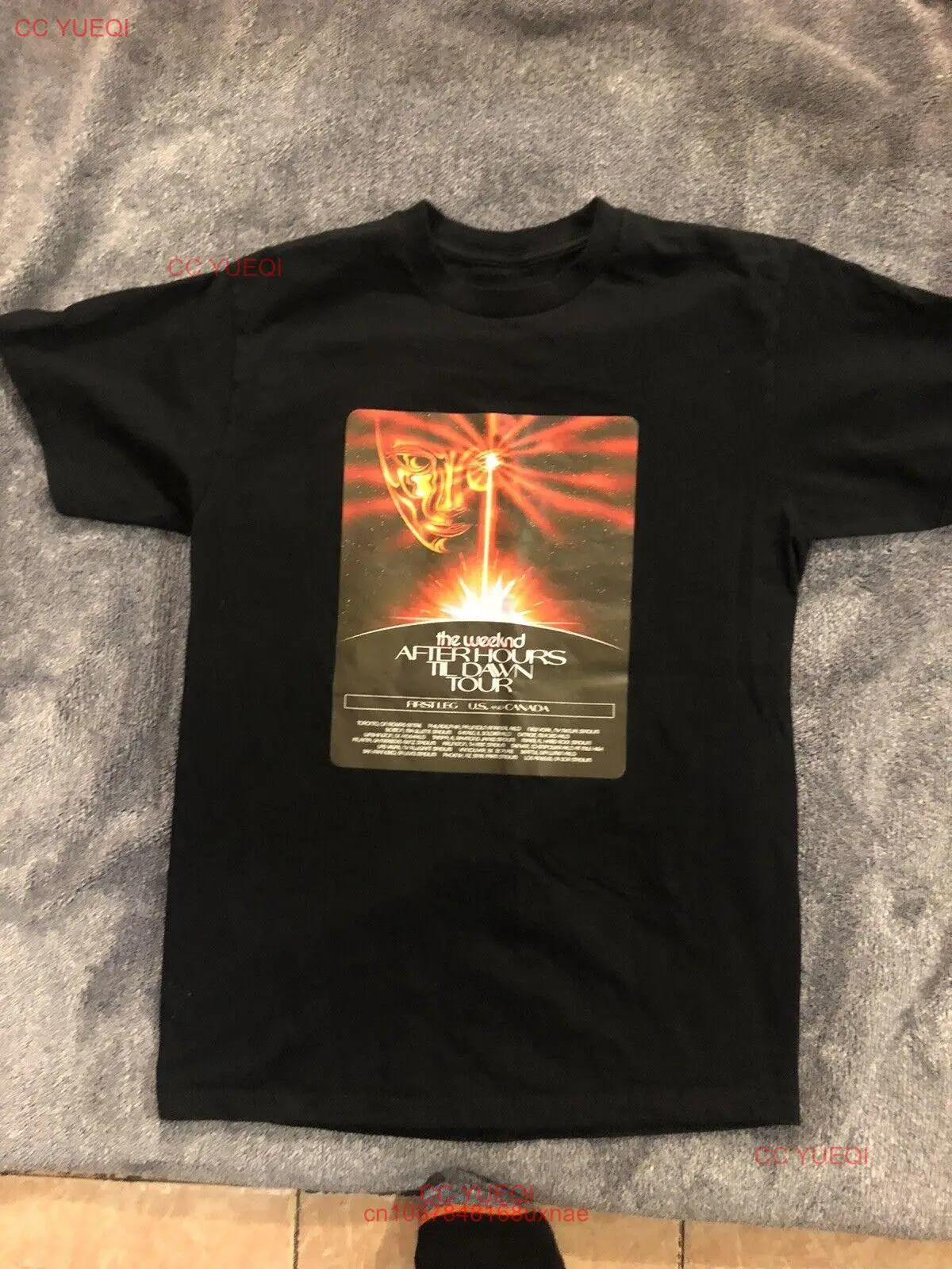 New-The-Weekend-After-Hours-till-Dawn-Tour-T-Shirt-Sz-M-Official ...