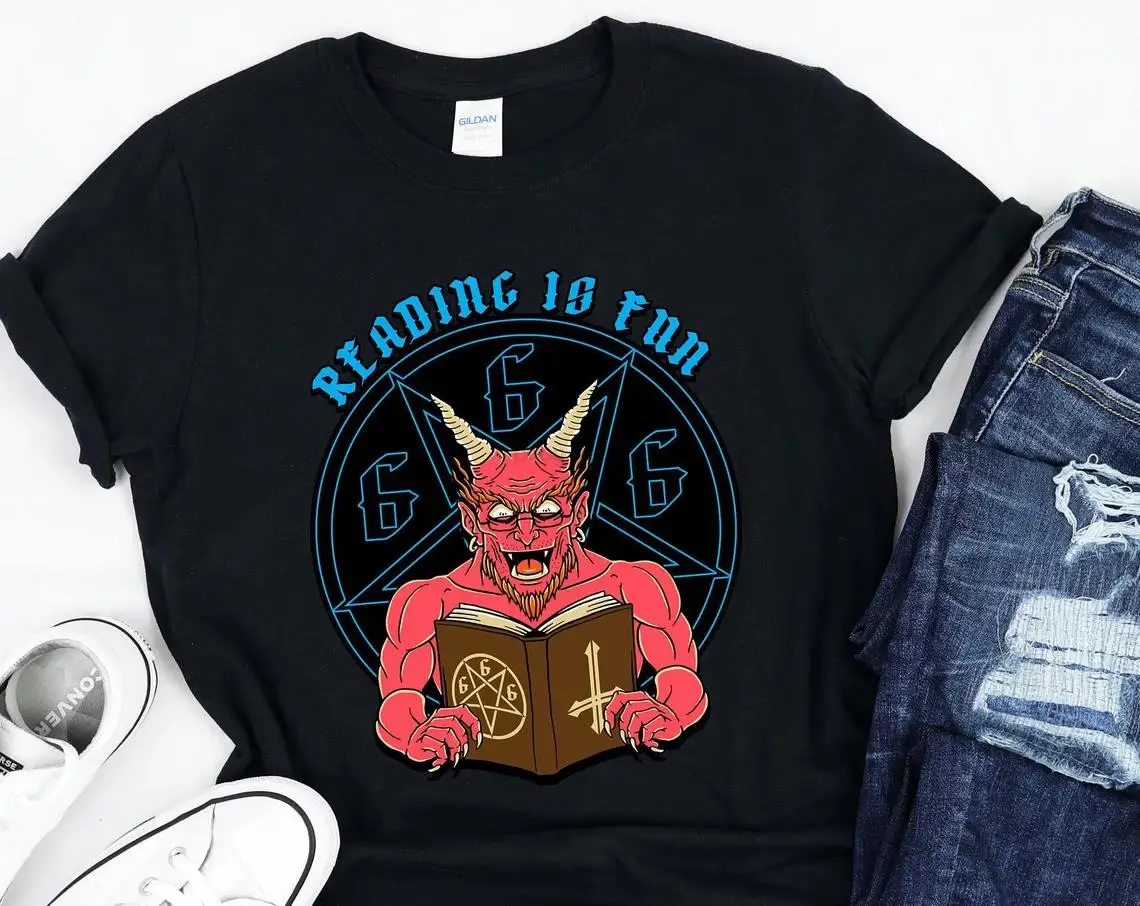 Satan-Book-Lover-Reading-Is-Fun-Satanic-Teachings-Devil-Satan-Goat ...