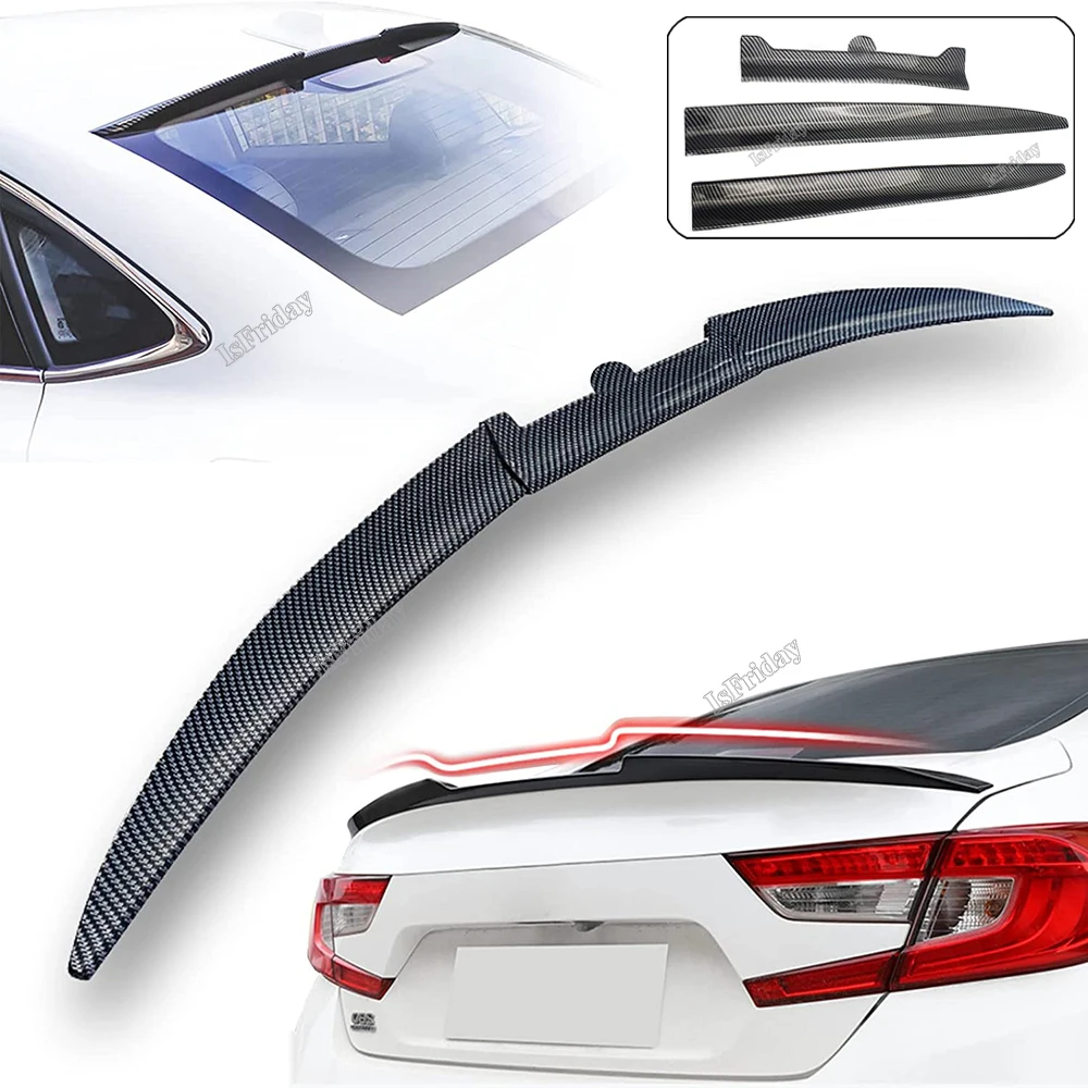Car Universal Roof Spoiler Tail Spoiler Trunk Wing DIY Refit Spoiler ...