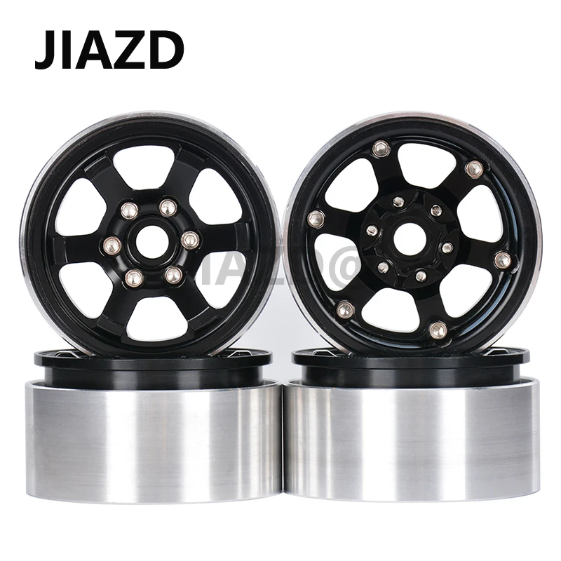 4PCS Simulation Metal Wheel 1/10 1.9 Inch RC Climbing Remote Control ...