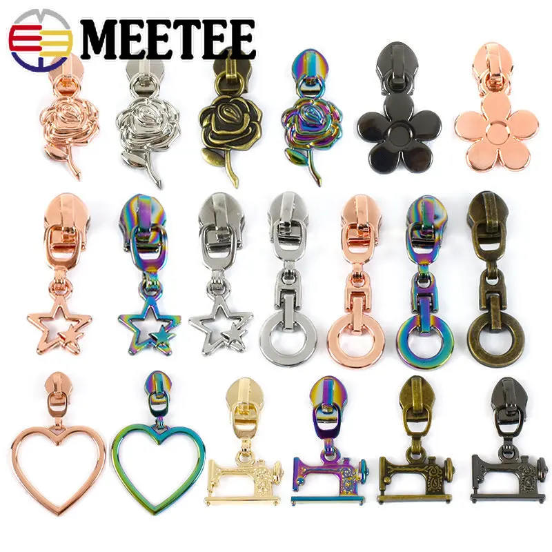 5-10-20Pcs-5-Zipper-Sliders-for-Nylon-Zipper-Tapes-Bag-Purse-Zippers ...