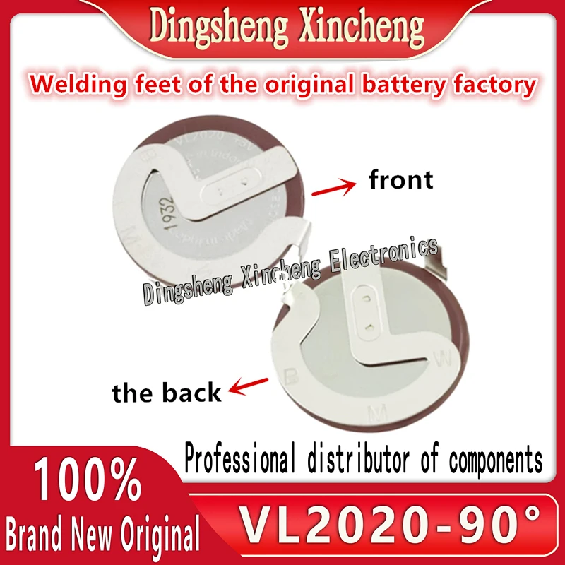 1PCS-VL2020-2020-With-Legs-90-180-degrees-3V-20mAh-Rechargeable-Lithium ...