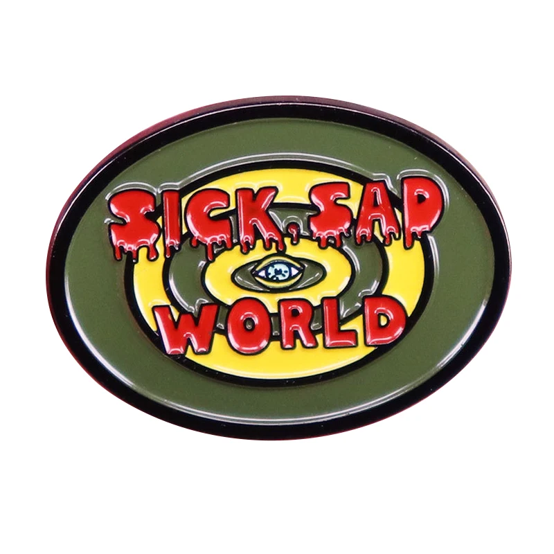 C3620-sick-sad-world-Pin-esmaltado-de-dibujos-animados-broche-de-solapa ...