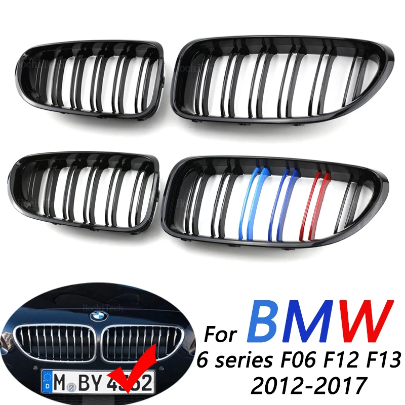 Front-Bumper-Kidney-Grille-Racing-Inlet-Grill-Fit-For-BMW-6-Series-F06 ...