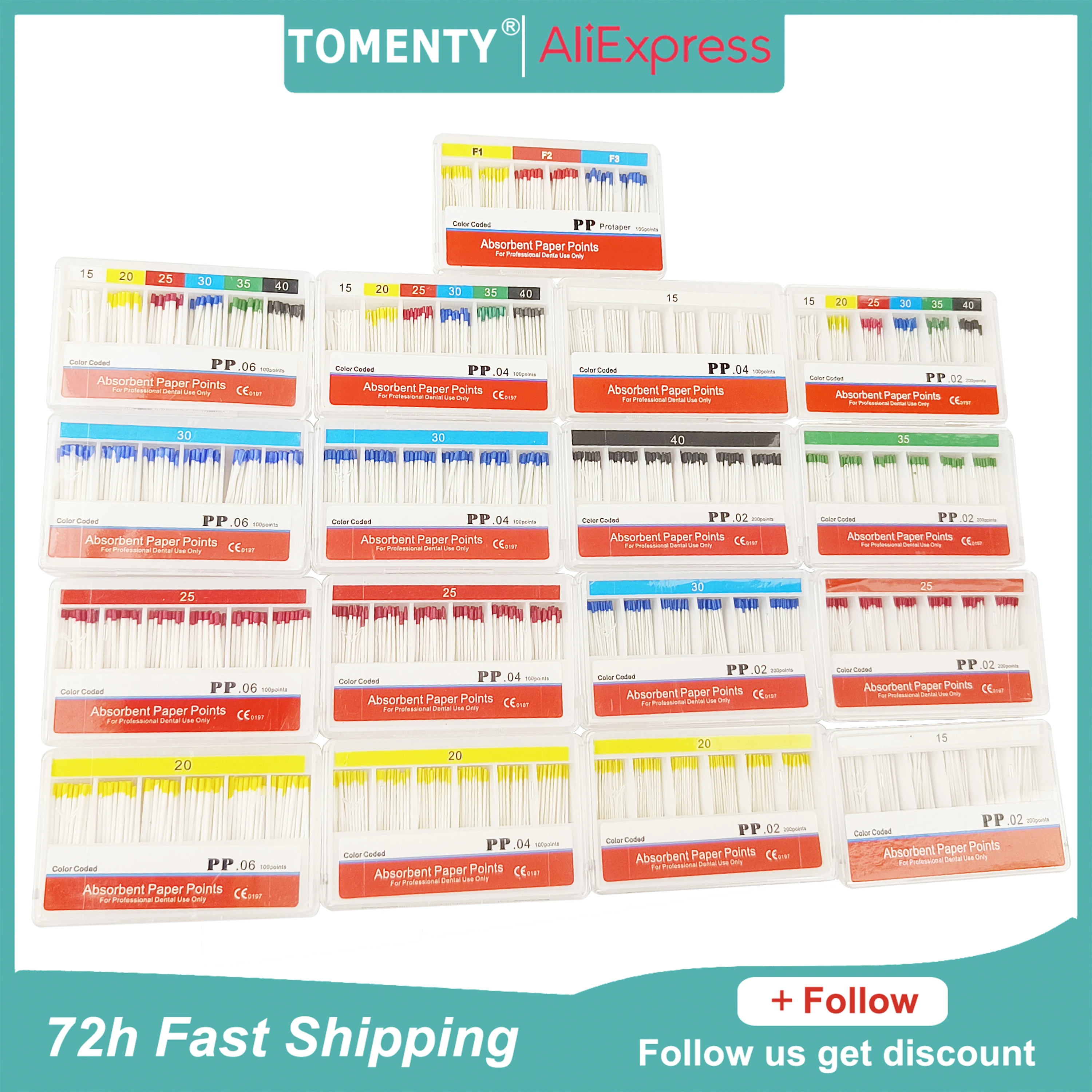 1Box-TOMENTY-Dental-Absorbent-Paper-Points-Root-Cancel-Endodontics ...