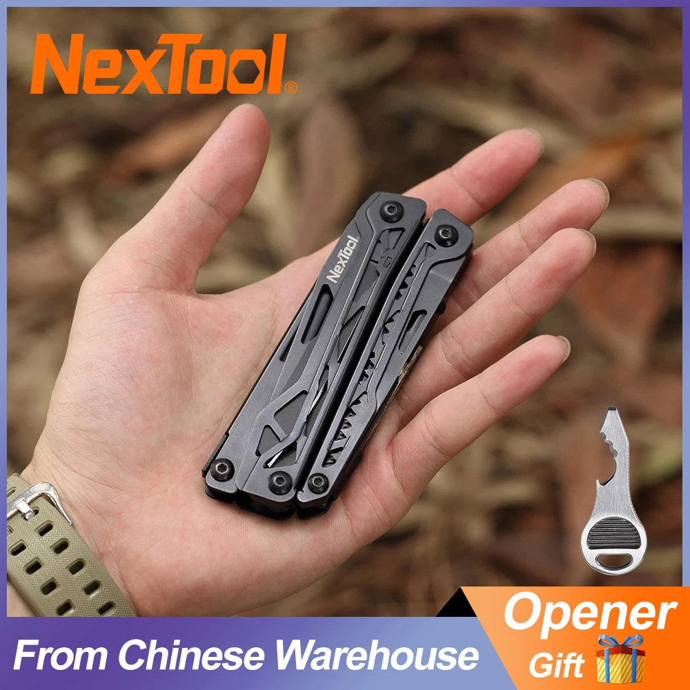 NexTool 2022 Black Knight 11 In 1 Multi function Camping Tools Knife Outdoor Survival Folding ...