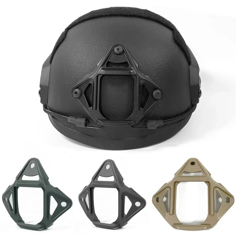 NEW-Tactical-Helmet-Metal-Three-Hole-NVG-Mount-Adapter-Military-FAST ...