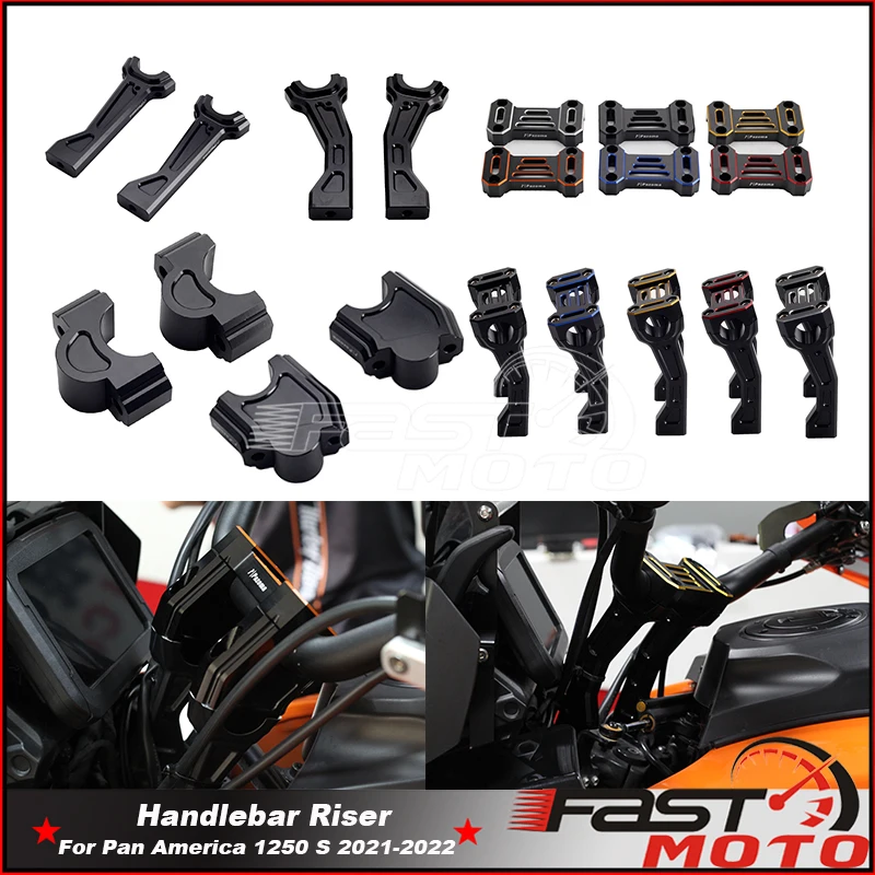 For Harley Pan America 1250 Special RA1250S RA1250 Handlebar 6.3'' Tall ...