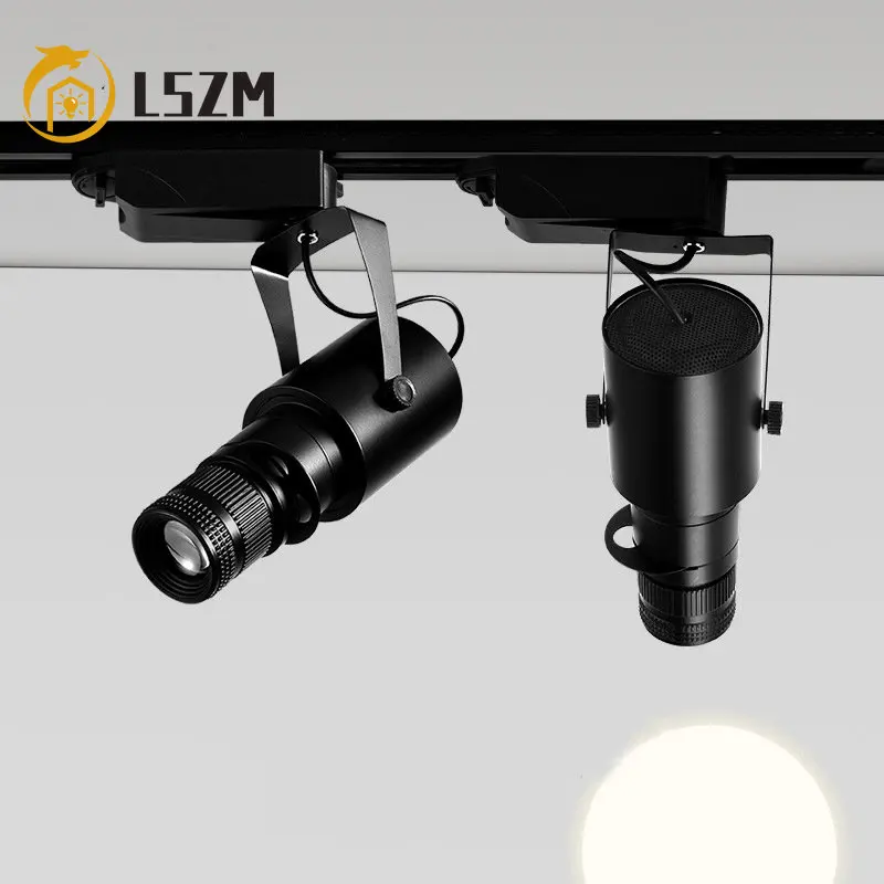 Theater Stage Zoom Spotlights Led Projector Track Lights Industrial ...