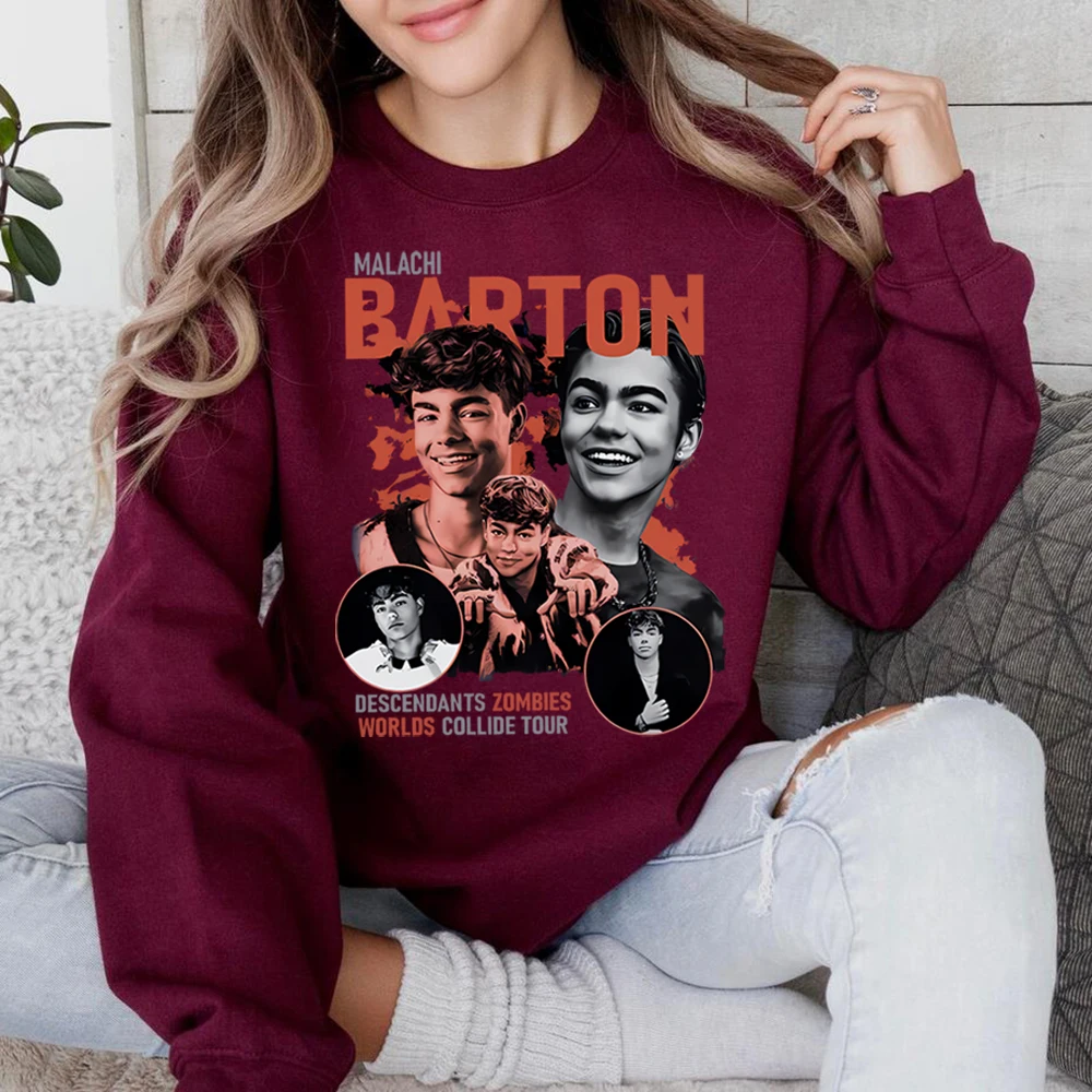 Malachi Barton Sweatshirt Zombies 4 Worlds Collide Tour 2025 Hoodie ...