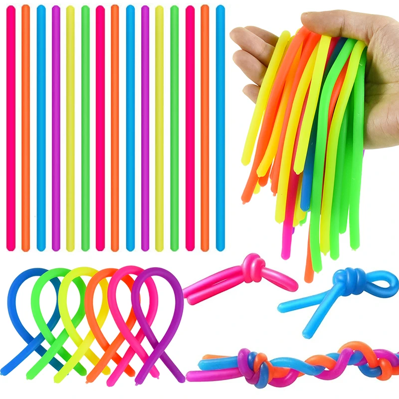 5/10pcs Super Sensory Stretchy Strings Stretch Noodles Sensory Toys For ...