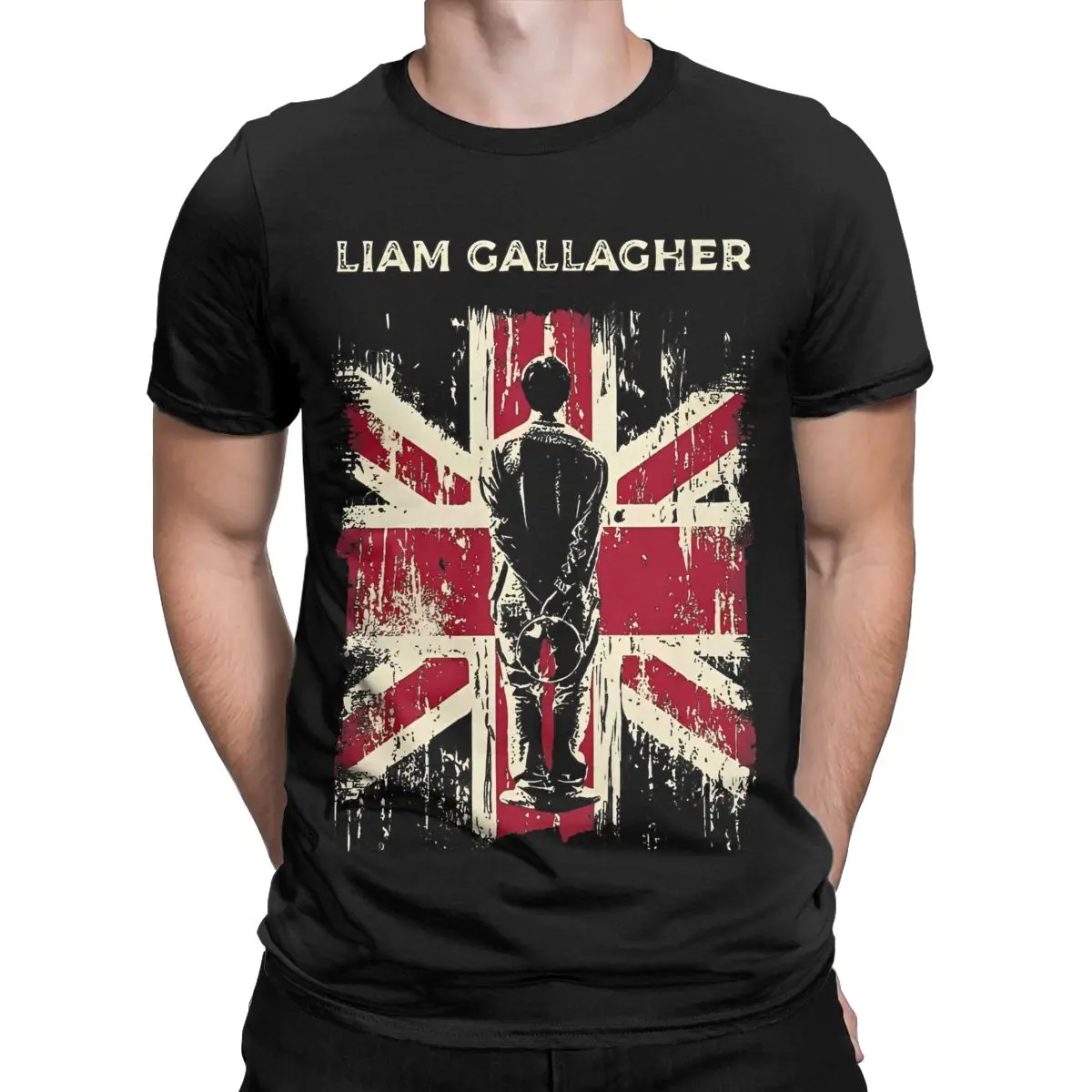 Heren Vintage Liam Gallagher Band Zangeres Grafisch Bedrukt T-Shirt ...