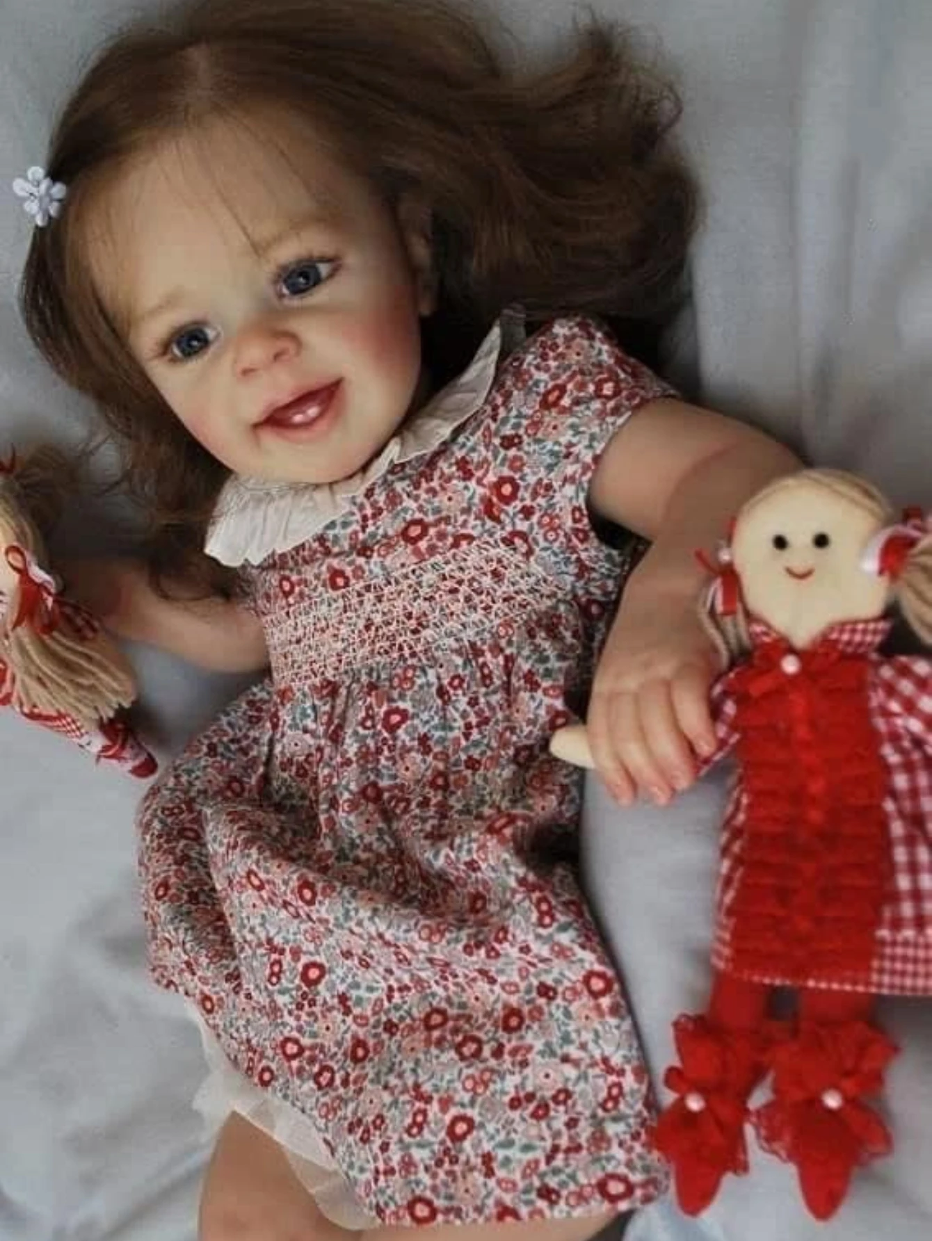 Boneca-Lifelike-Baby-Girl-Yannick-boneca-pintada-3D-com-cabelo ...