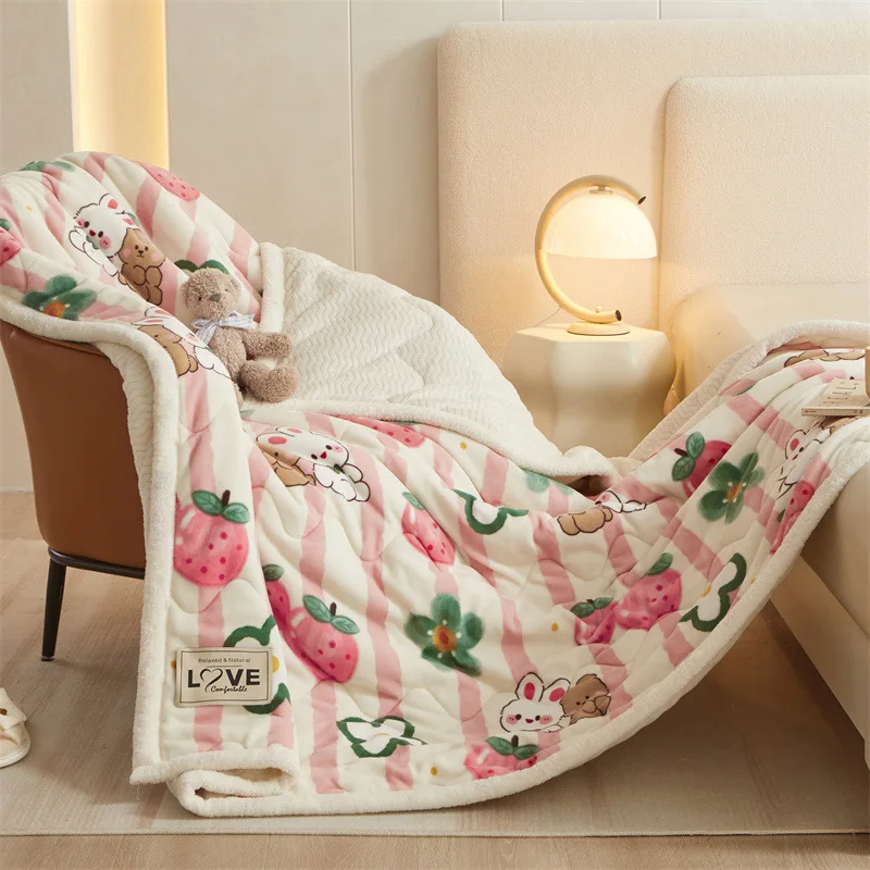 Throw-Twin-Full-Queen-Size-Single-Double-Bed-Fluffy-Warm-Fat-Thick ...