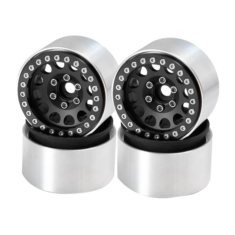 4Pcs-1-9-Metal-Beadlock-Wheel-Hub-Rim-for-1-10-RC-Traxxas-TRX4-SCX10 ...