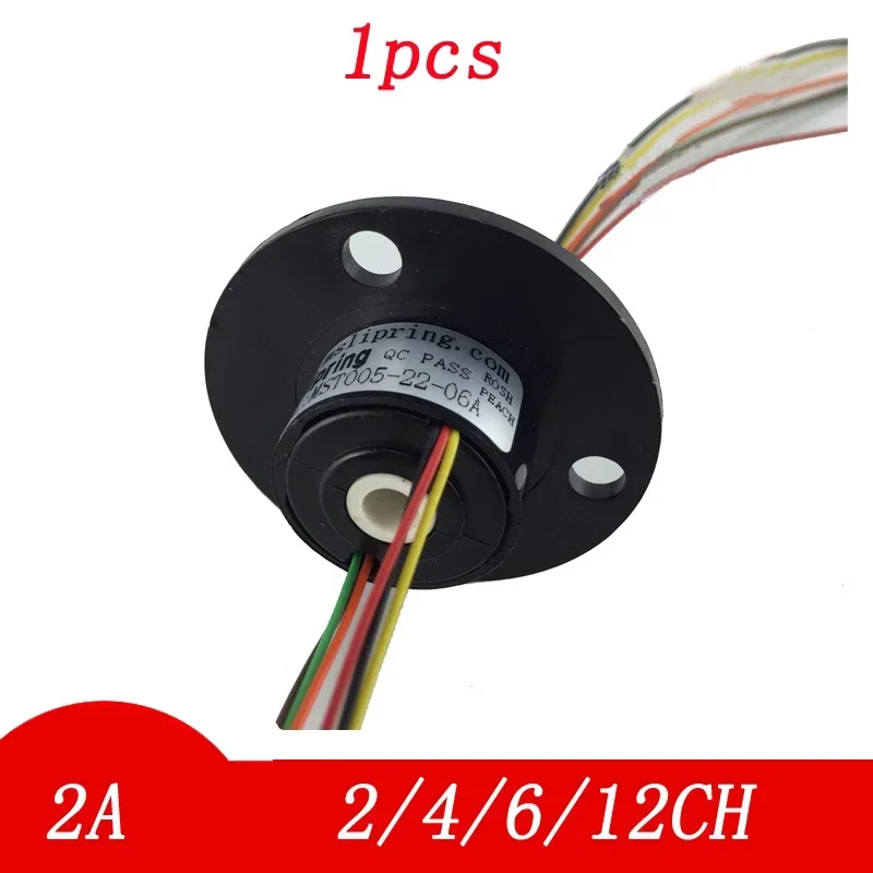1-st-cke-Loch-Dia-5mm-2A-2CH-4CH-6CH-12CH-Leitf-higen-Slip-Ring ...
