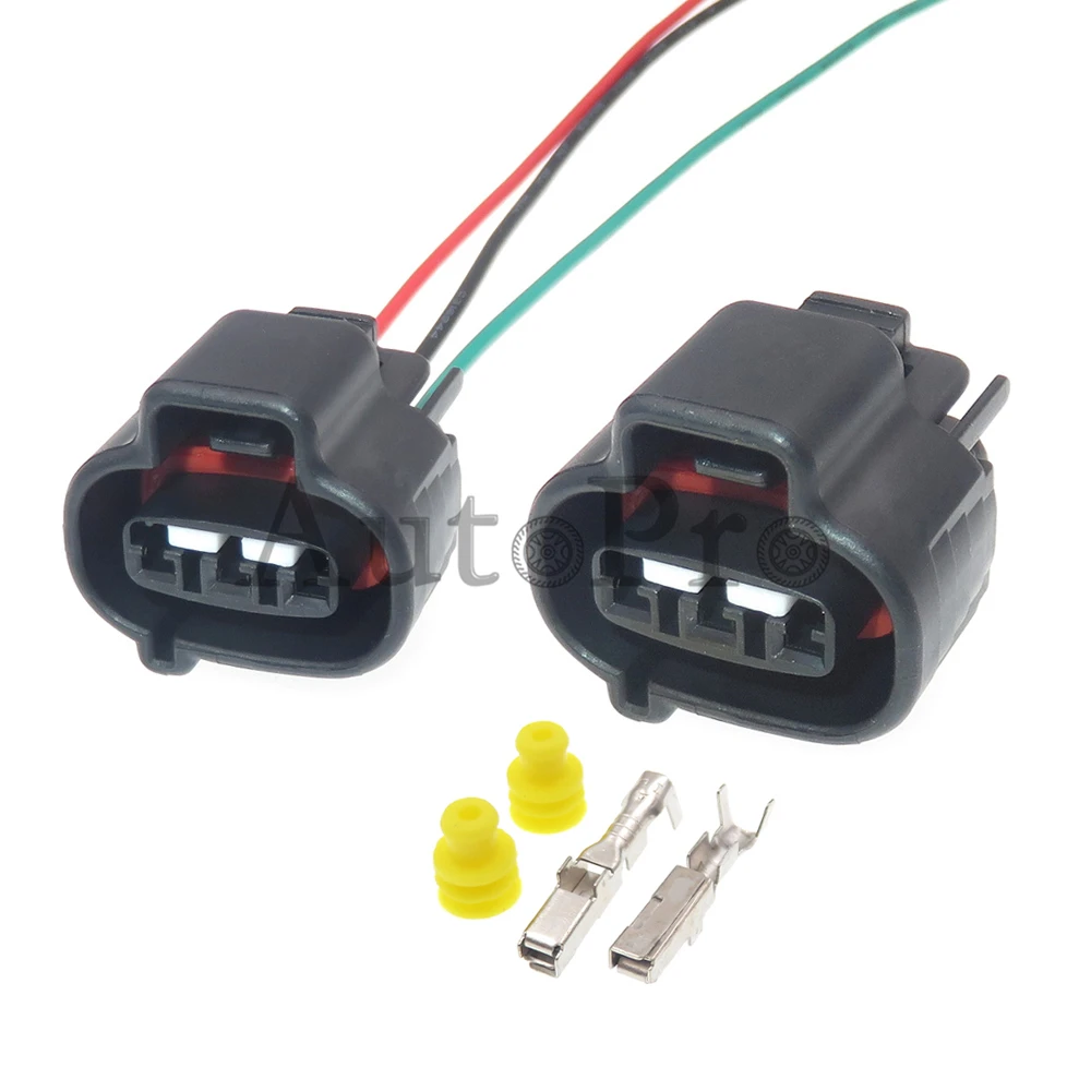 1 Set 3 Hole 90980-11145 DS-BN-3F-GR Auto Plastic Housing Waterproof ...