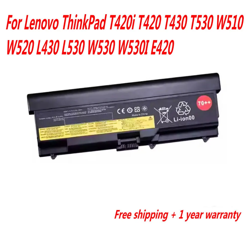 11.1V 94Wh 45N1007 45N1011 Laptop Battery For Lenovo ThinkPad T420i ...