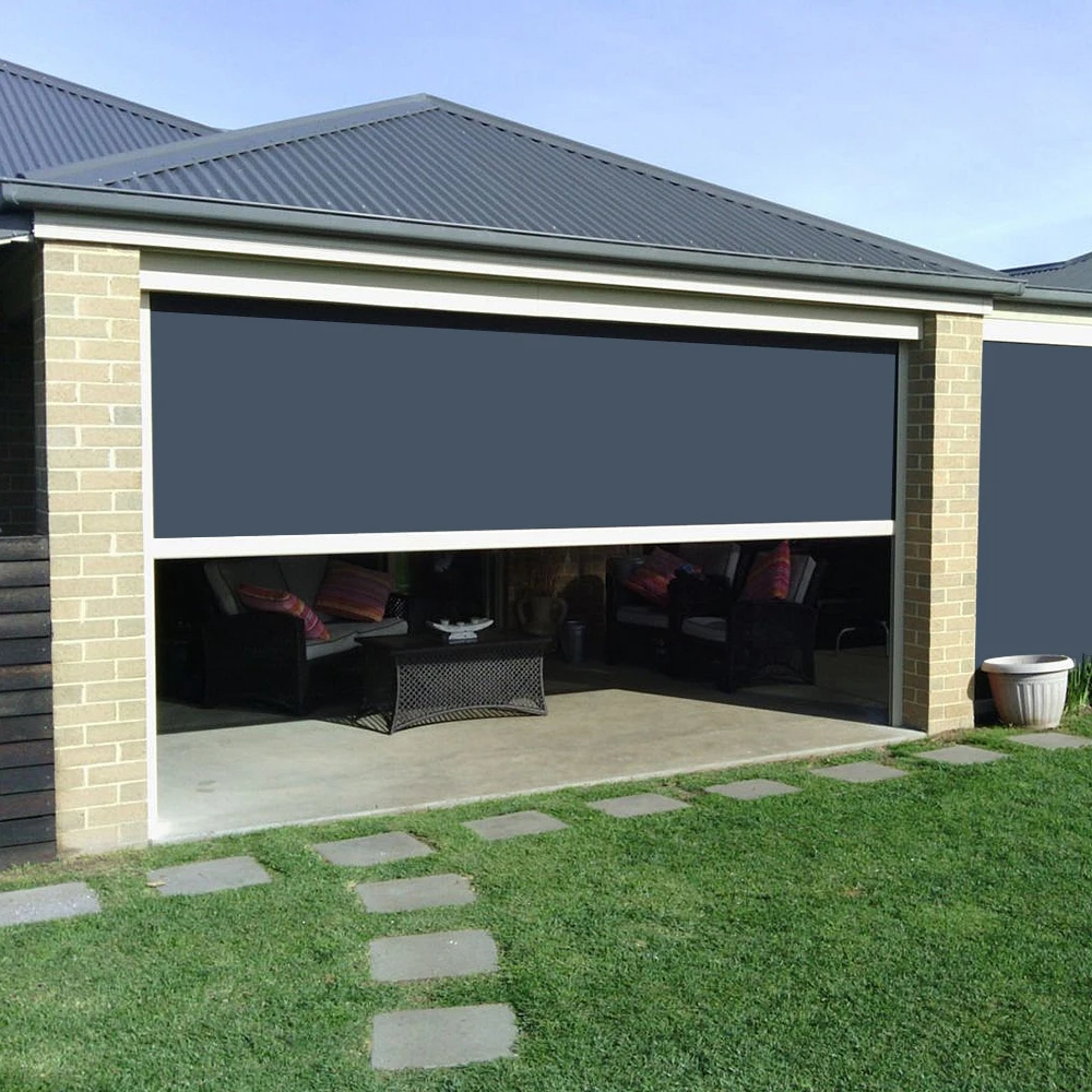 Customized-Automatic-smart-zip-screen-outdoor-blinds-waterproof-glass ...