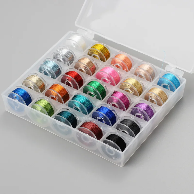 DIY-Hand-Knitting-Thread-Set-1pc-Metallic-Thread-Gold-and-Silver ...