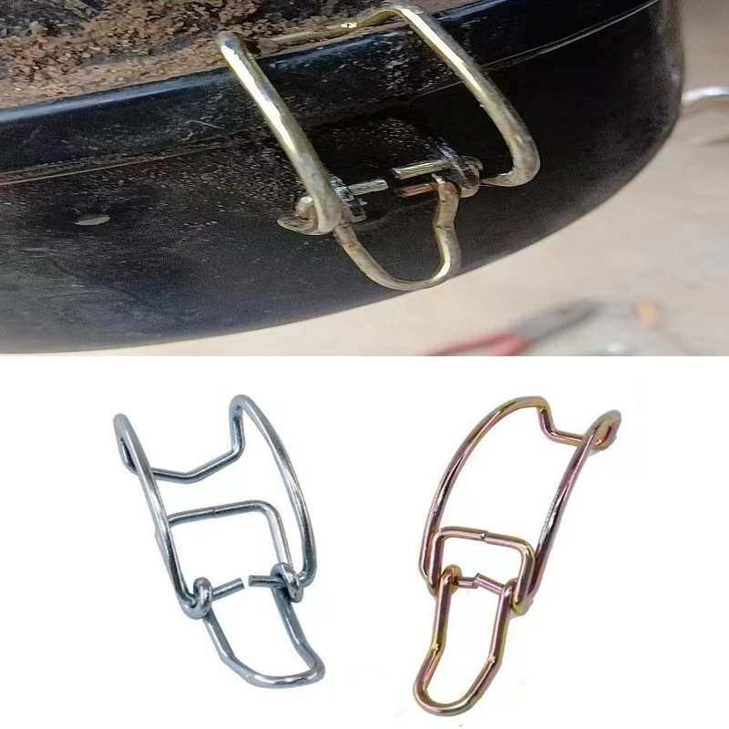 1 Pc Universal Car Air Filter Cleaner Housing Box Lid Spring Clip Clamp ...