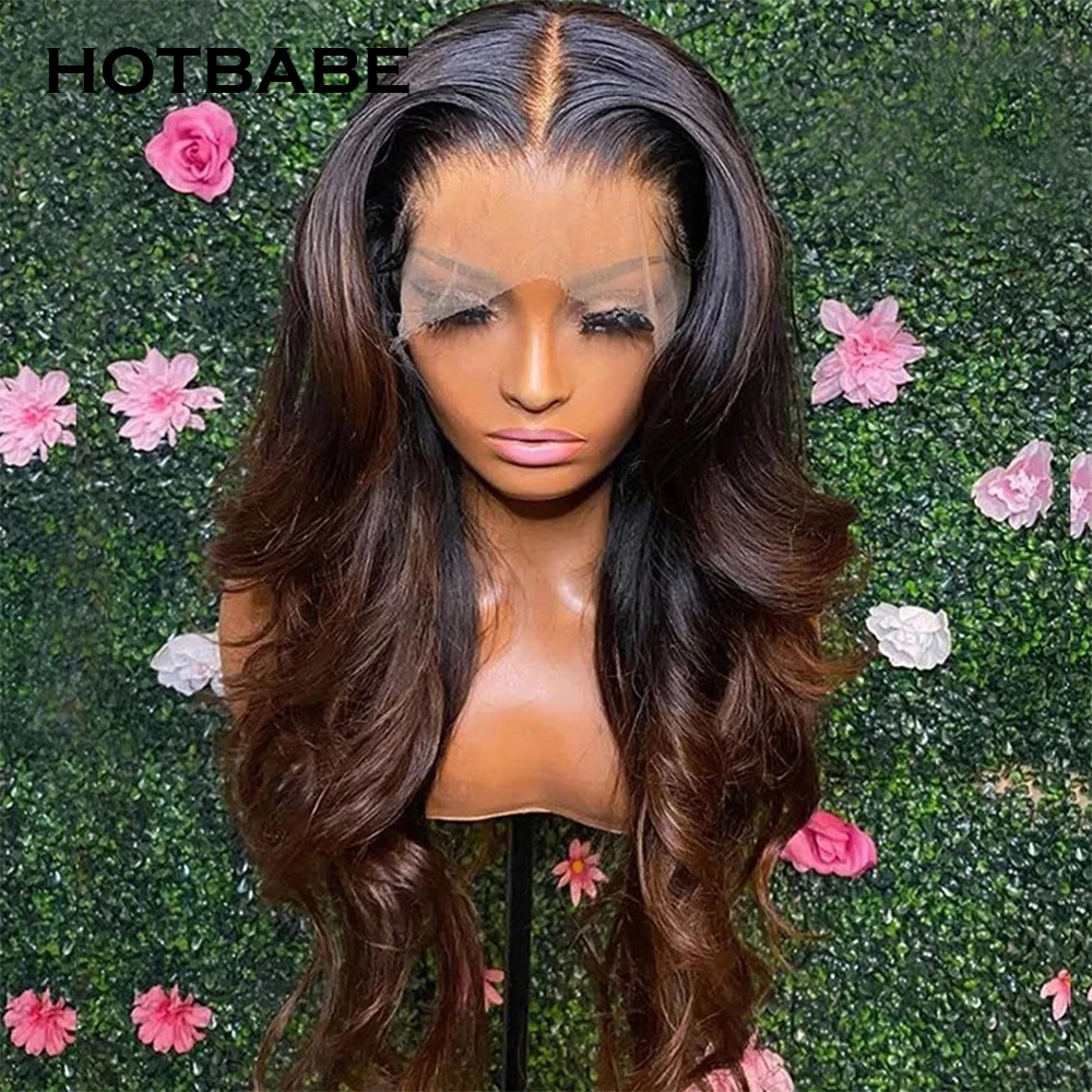 1B-30-Blonde-Brown-13x6-Transparent-Lace-Front-Wigs-Ombre-HD-Lace ...