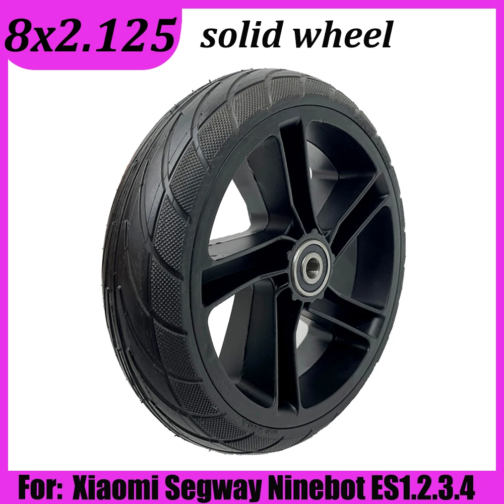 8-Inch-200x50-Solid-Wheel-8x2-125-Tire-for-Xiaomi-Segway-Ninebot-ES1 ...
