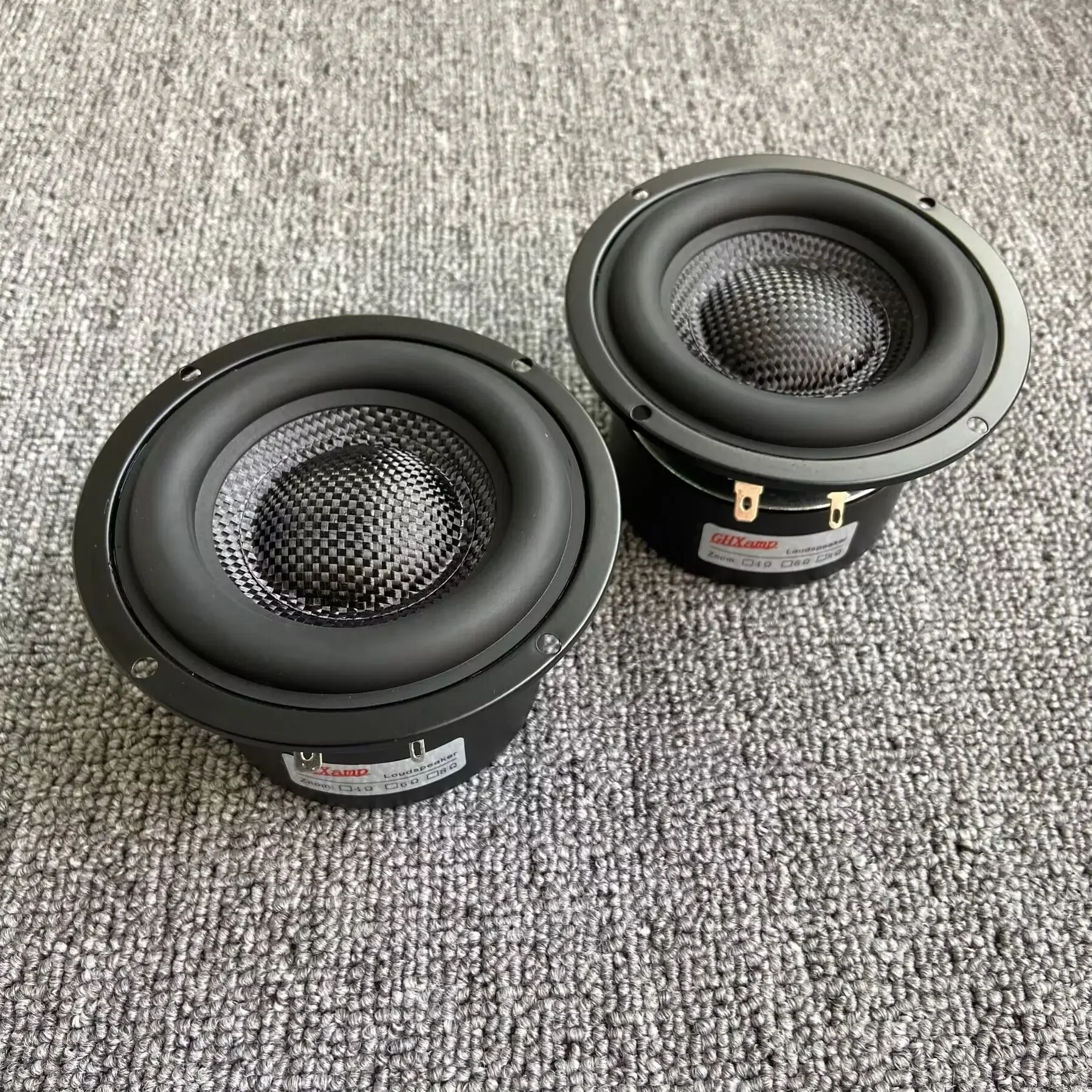 1Pairs-GHXAMP-3-5-Inch-Subwoofer-Hifi-Speaker-Unit-Fiberglass-Woven ...