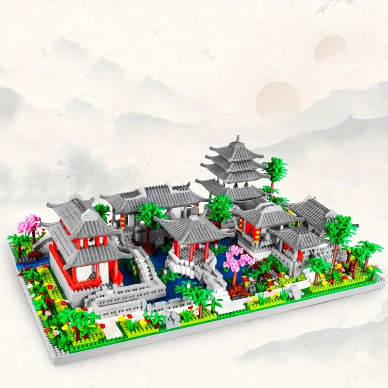 Suzhou-puzzle-ogrodowe-mikro-klocki-do-budowy-zestaw-cz-stek-w-stylu ...