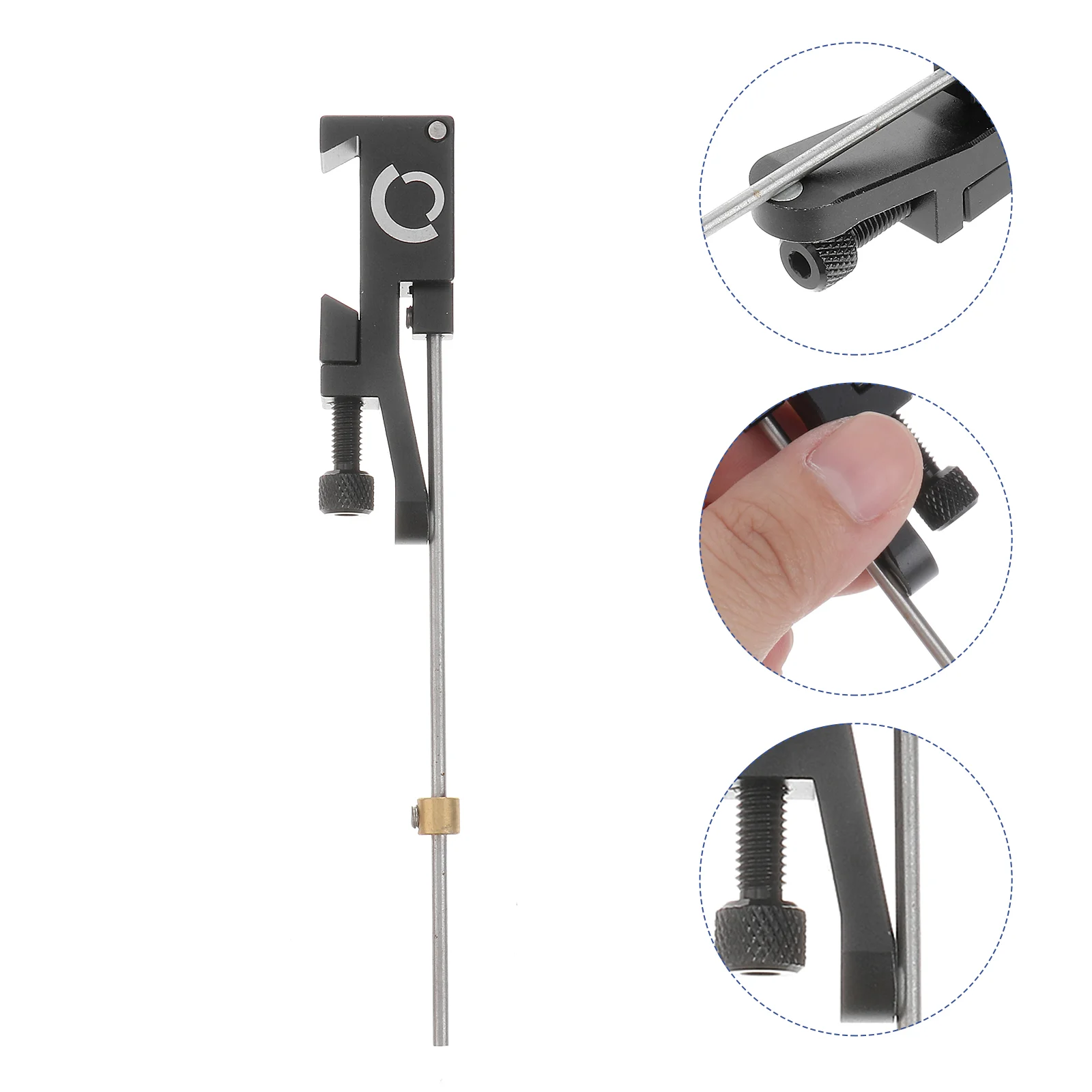 Clicker de Tiro con Arco magnético montado en el arco, mira ajustable para arco recurvo, arco de ...