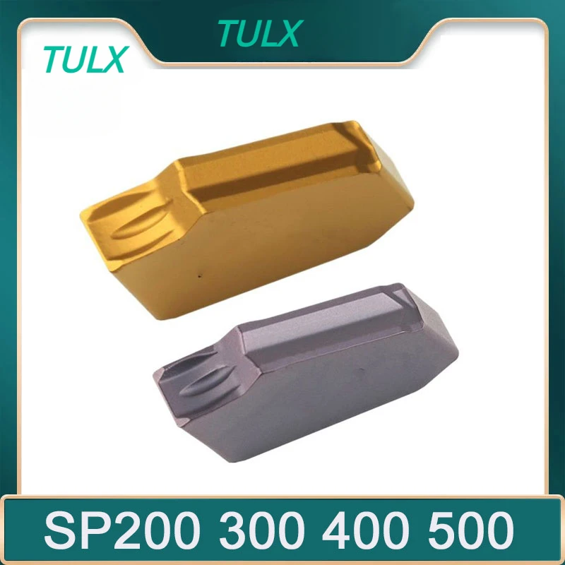 TULX 10PCS SP200 SP300 SP400 SP500 NC3030 Slotted Carbide Insert ...