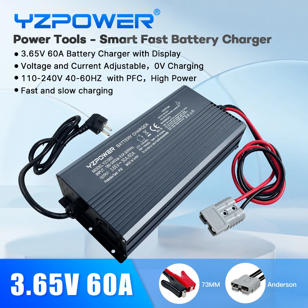 YZPOWER-3-65V-60A-Lifepo4-Lithium-battery-Efficient-and-safe-charging ...