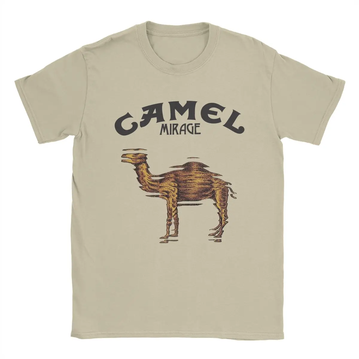 Camel-Mirage-Band-Camiseta-de-algod-n-puro-para-hombre-camisetas-de ...