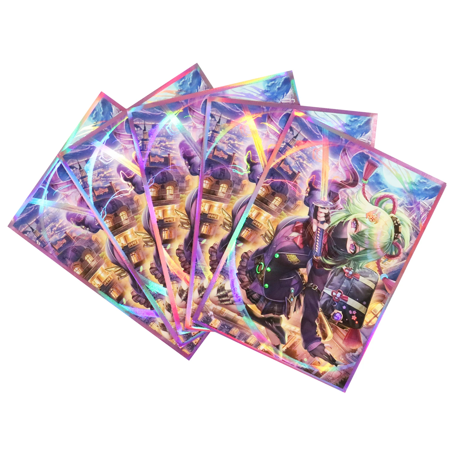 60pc-bag-Kuki-Shinobu-Standard-Size-Holographic-Art-Card-Outer-Sleeves ...