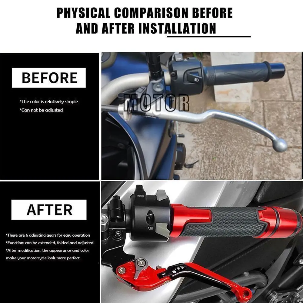 Motorcycle-Clutch-Brake-Levers-Handle-CB-599-600-F-600F-650F-HORNET-For ...