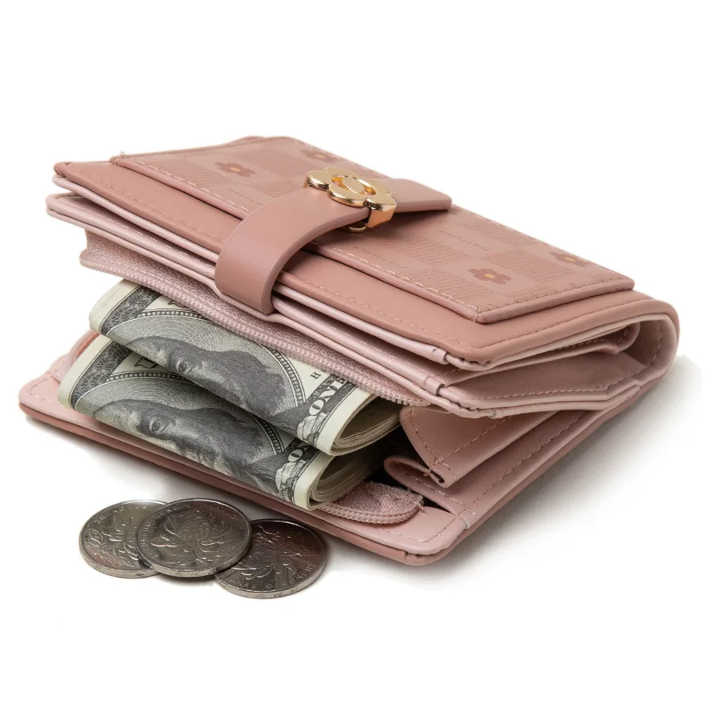 Women-Flower-Wallet-Hasp-Girls-Leather-Wallets-for-Women-Coin-Purse ...