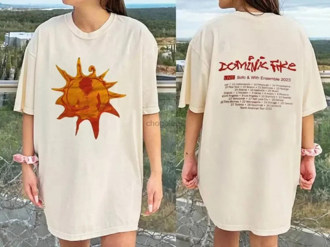 Dominic-Fike-Sunburn-Album-T-Shirt-Dominic-Fike-Comic-Shirt-Sunburn ...