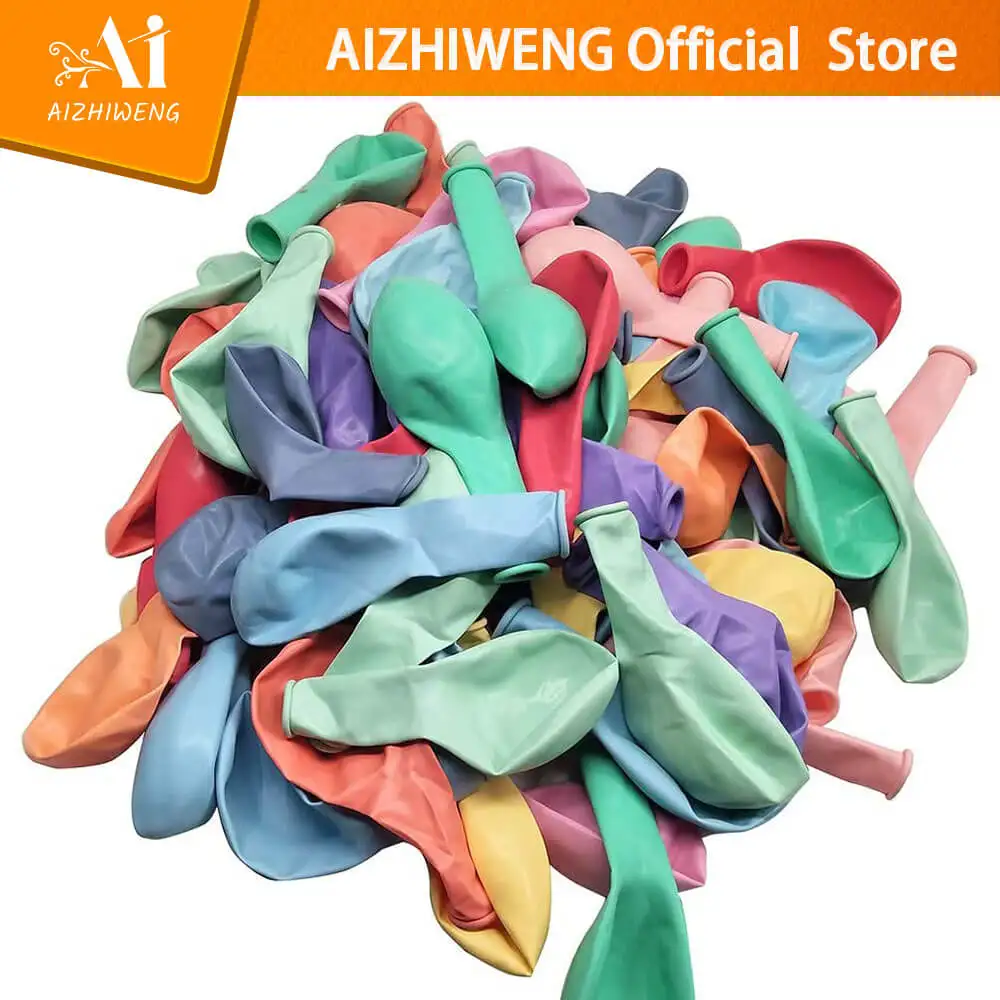 Balloons-Rainbow-Set-100-Pack-10-Inches-Assorted-Bright-Colors-Made ...