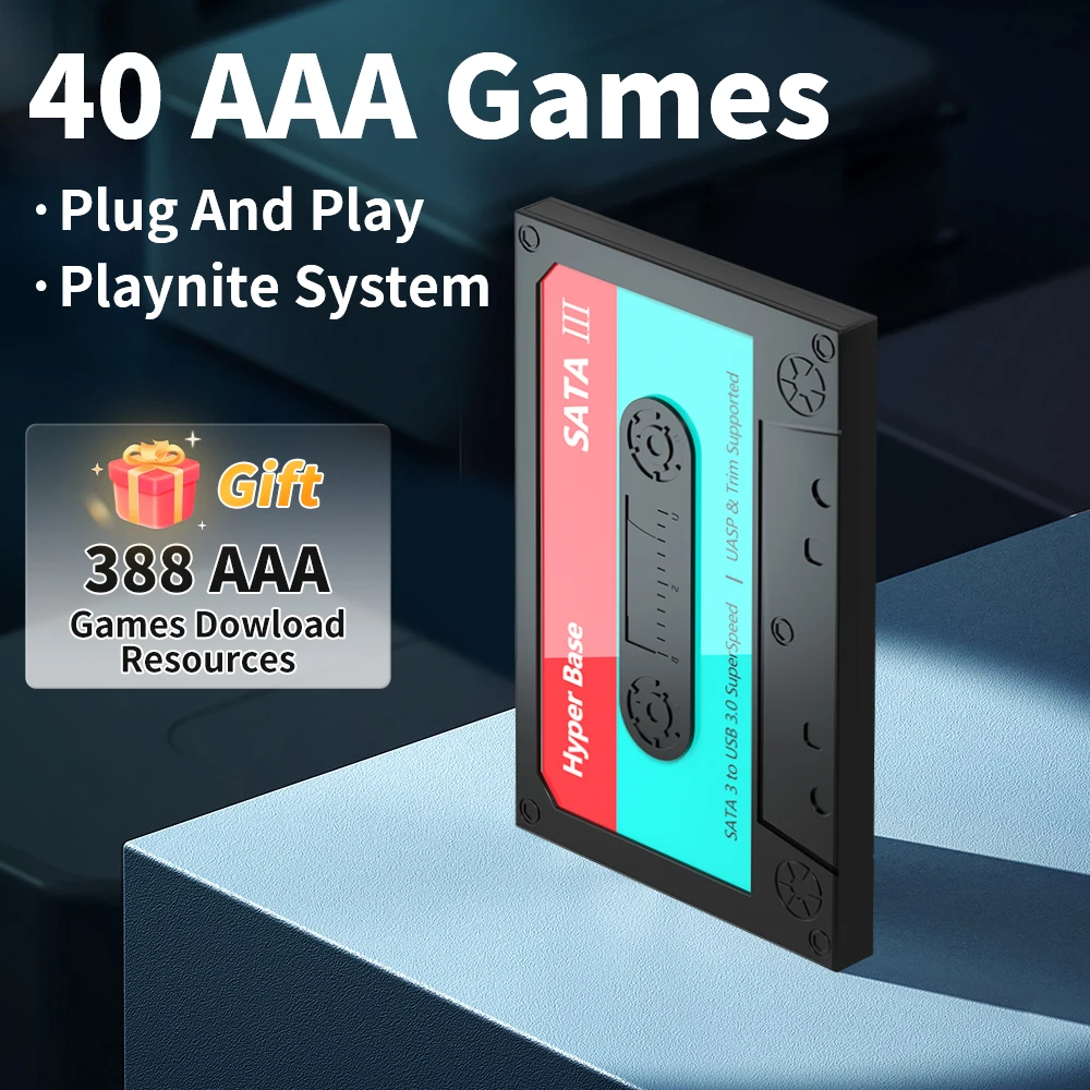 Playnite 500GB HD Portable Game Hard Drive Built-in AAA Games For PC ...