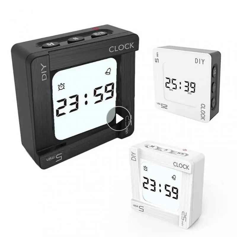 DIY-Time-Management-Pomodoro-Timer-Creative-Square-Alarm-Clock ...