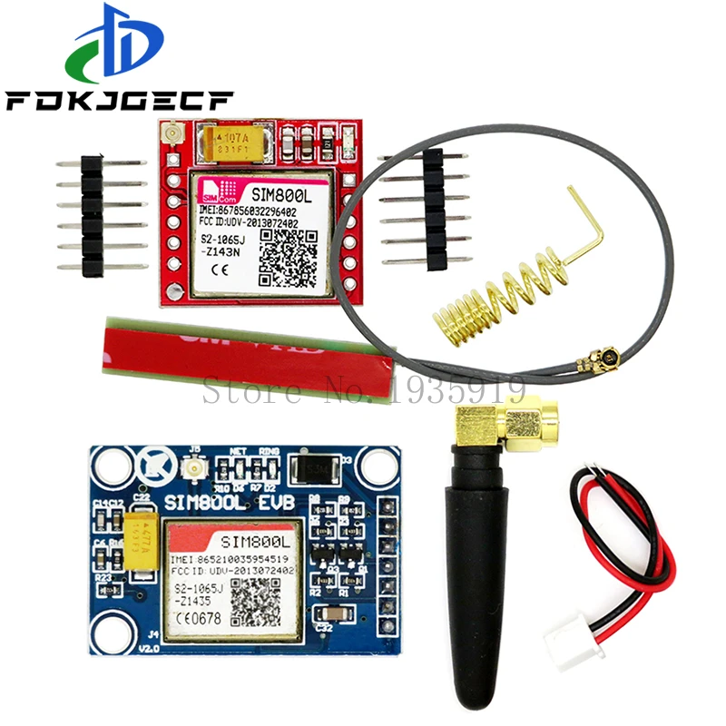 Smallest-SIM800L-GPRS-GSM-Module-Micro-SIM-Card-Core-Board-Quad-band ...